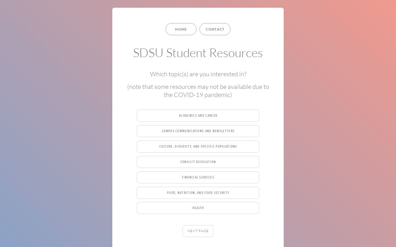 SDSU Student Resource Guide
